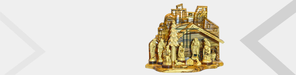 Nativity Set Olive Wood | Large Nativity Set | Tabash Souvenir